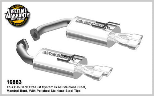 Axle Back Only System 08-09 G8 GT 2.5in Dual 3 – Port 83 Performance